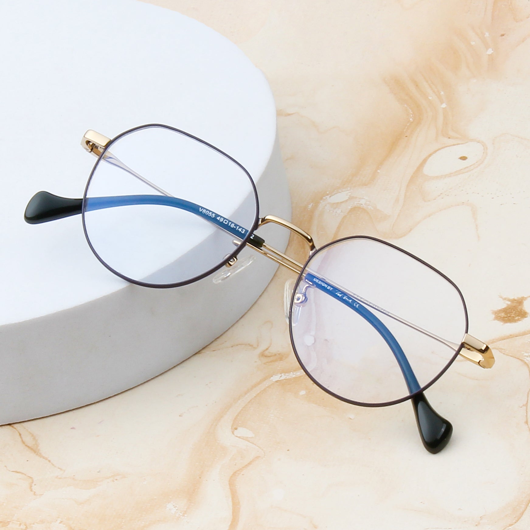 VIENNA | UNISEX TITANIUM ROUND COMPUTER GLASSES (IN 3 COLORS) – Ted Smith